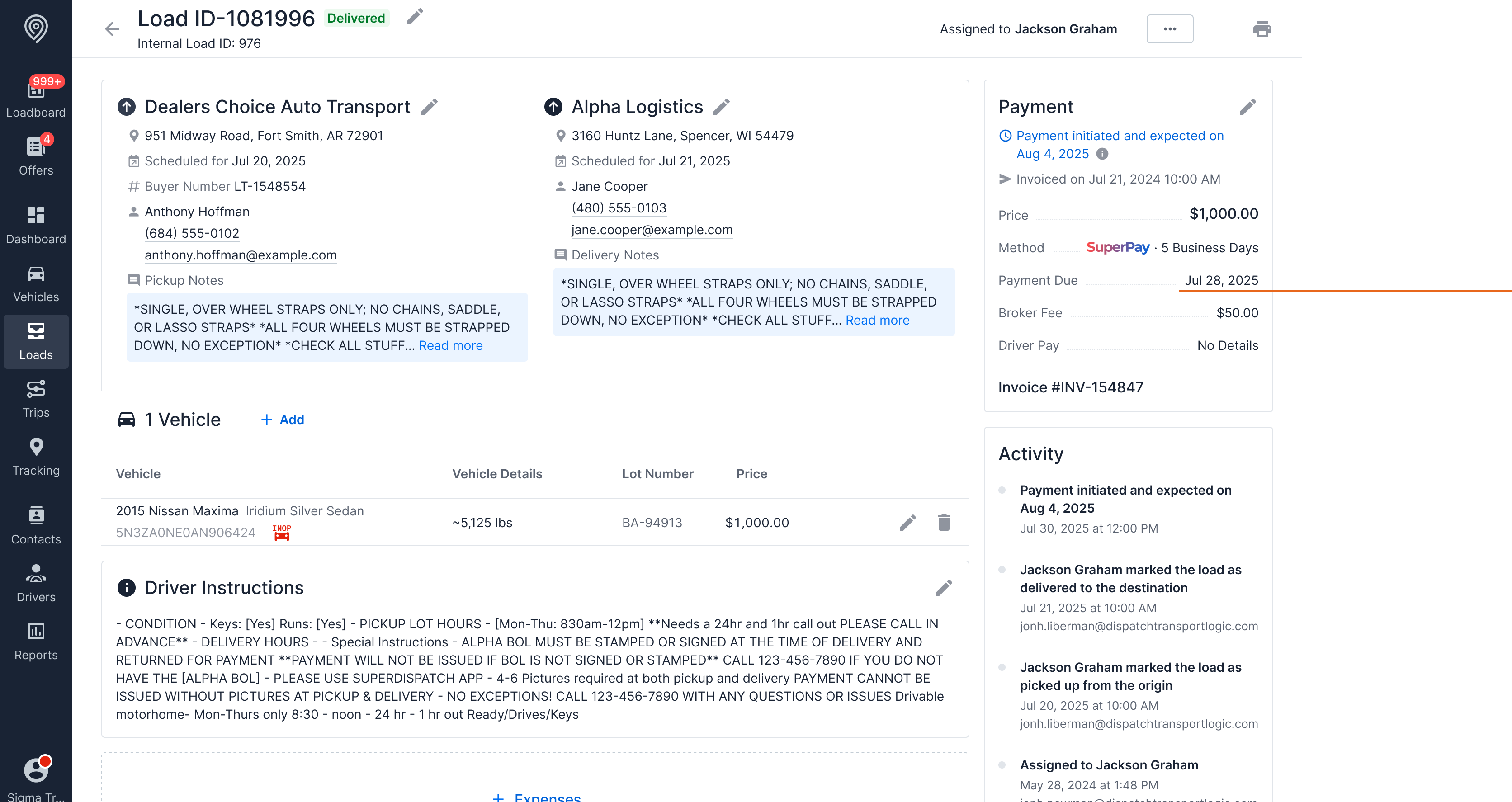 How to understand Carrier Payment Status's – Super Dispatch