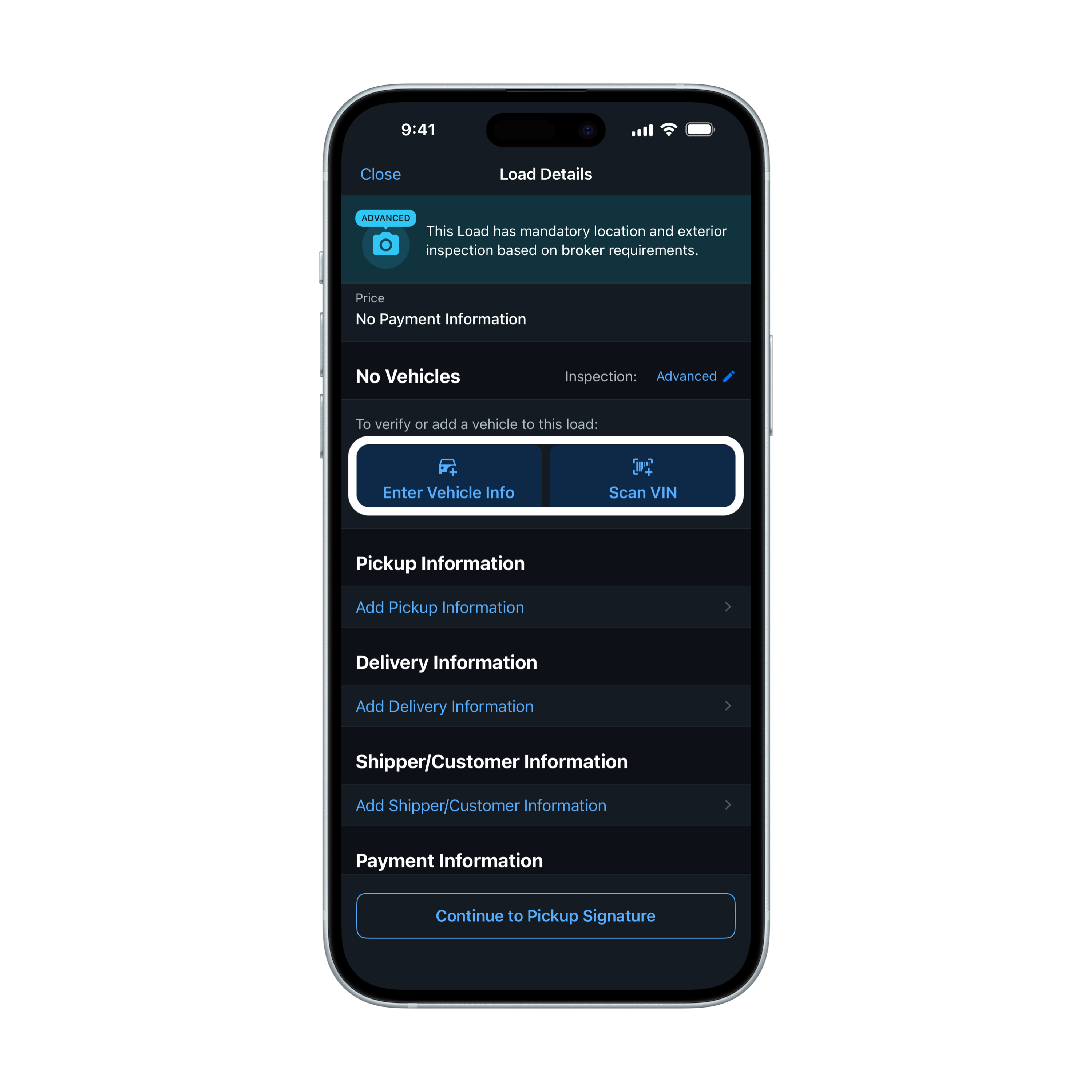 How To Create a Load in the Driver App – Super Dispatch